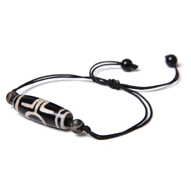 Herenarmband Kenya black and white - Moodadventures